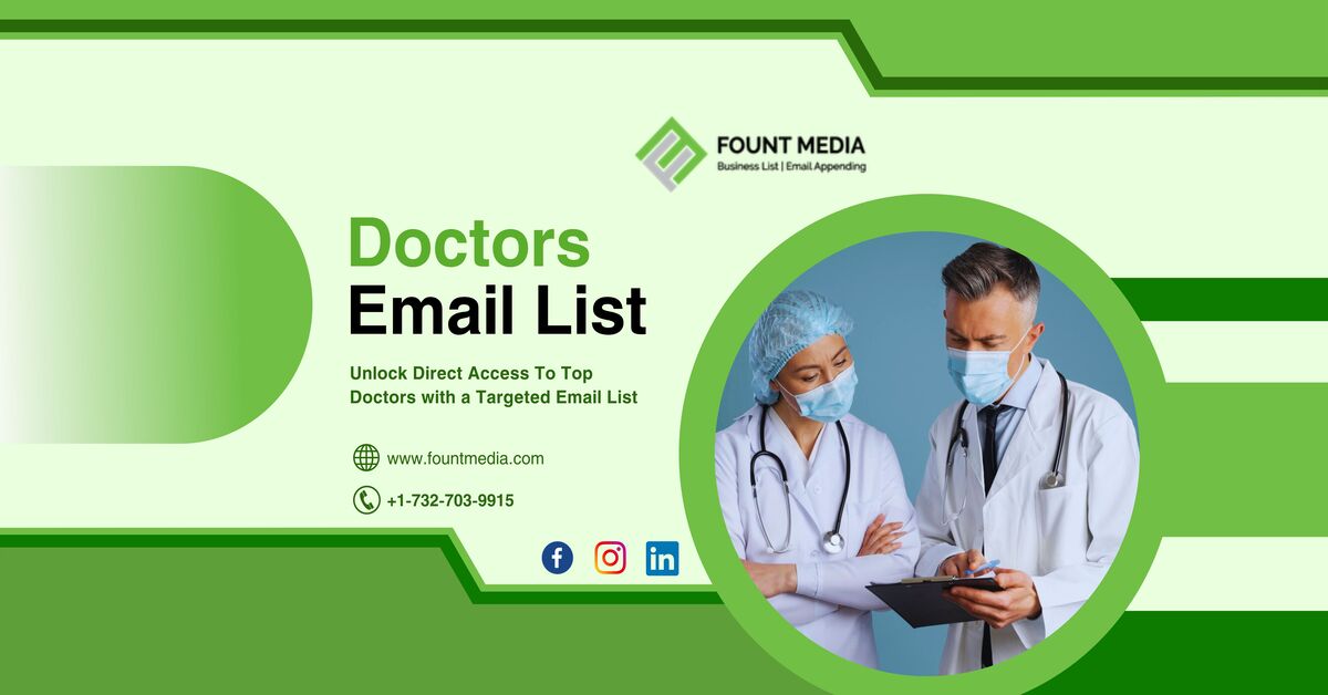 Doctors Email List | Buy Verified Doctors Mailing List
